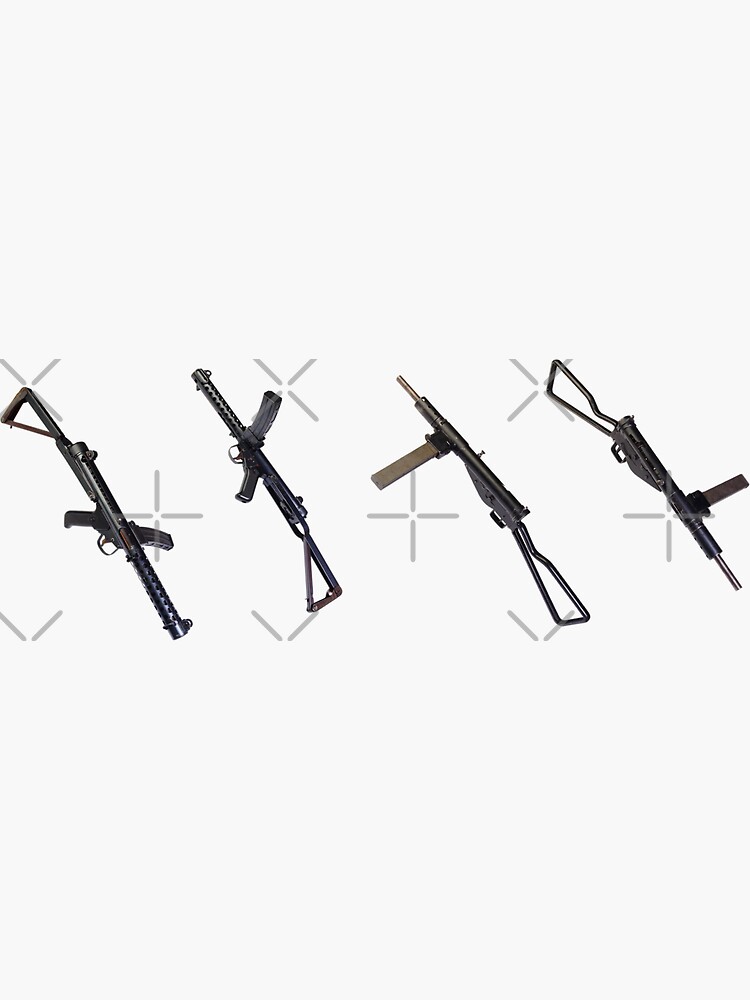 "Sten Mk-2 Submachine Gun Sticker Pack" Sticker for Sale by ...