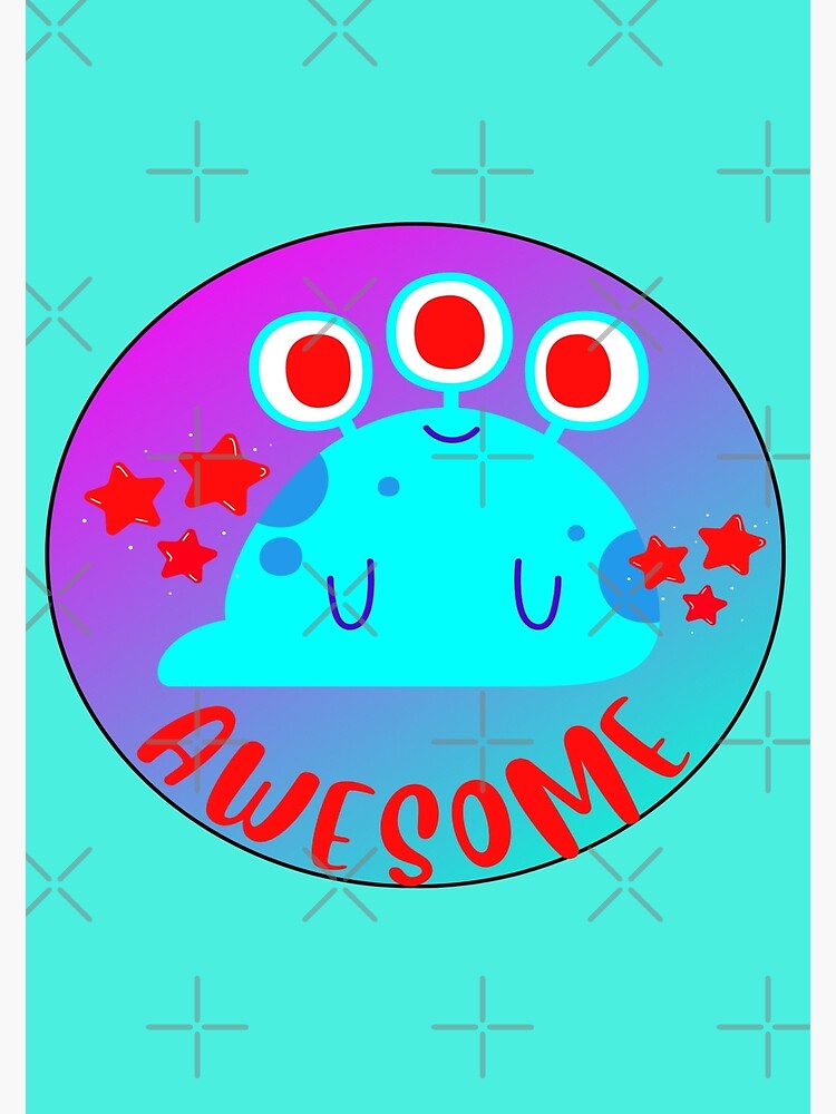 "Awesome Fun Cute Monster Teacher Parent Reward Motivational" Poster ...