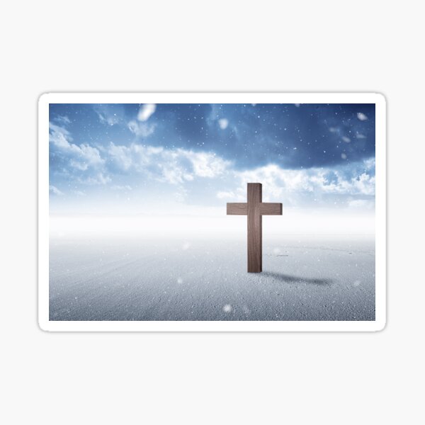 "Holy Cross 3" Sticker for Sale by Jesuslovesyou- | Redbubble