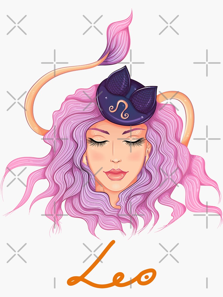 "Leo Zodiac Sign, Cute Leo Girl, Astrology Sign Design, A Leo Girl ...