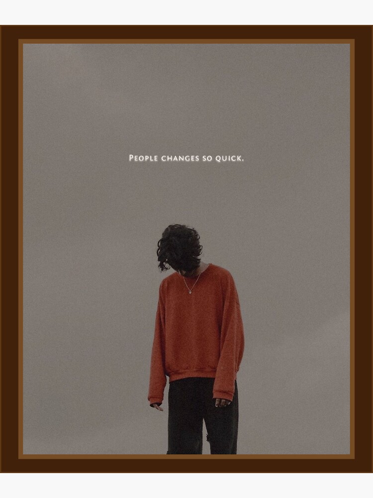 "People Changes So Quick" Sticker for Sale by TearDr0p | Redbubble