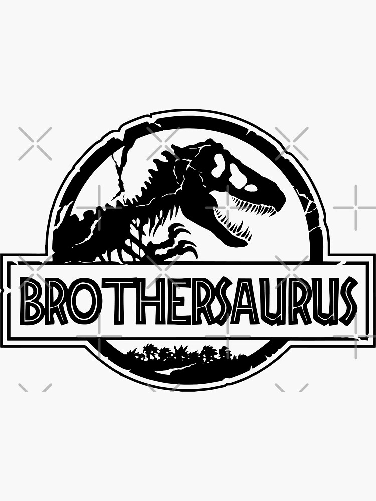 "Brothersaurus" Sticker for Sale by FamilySaursArt | Redbubble