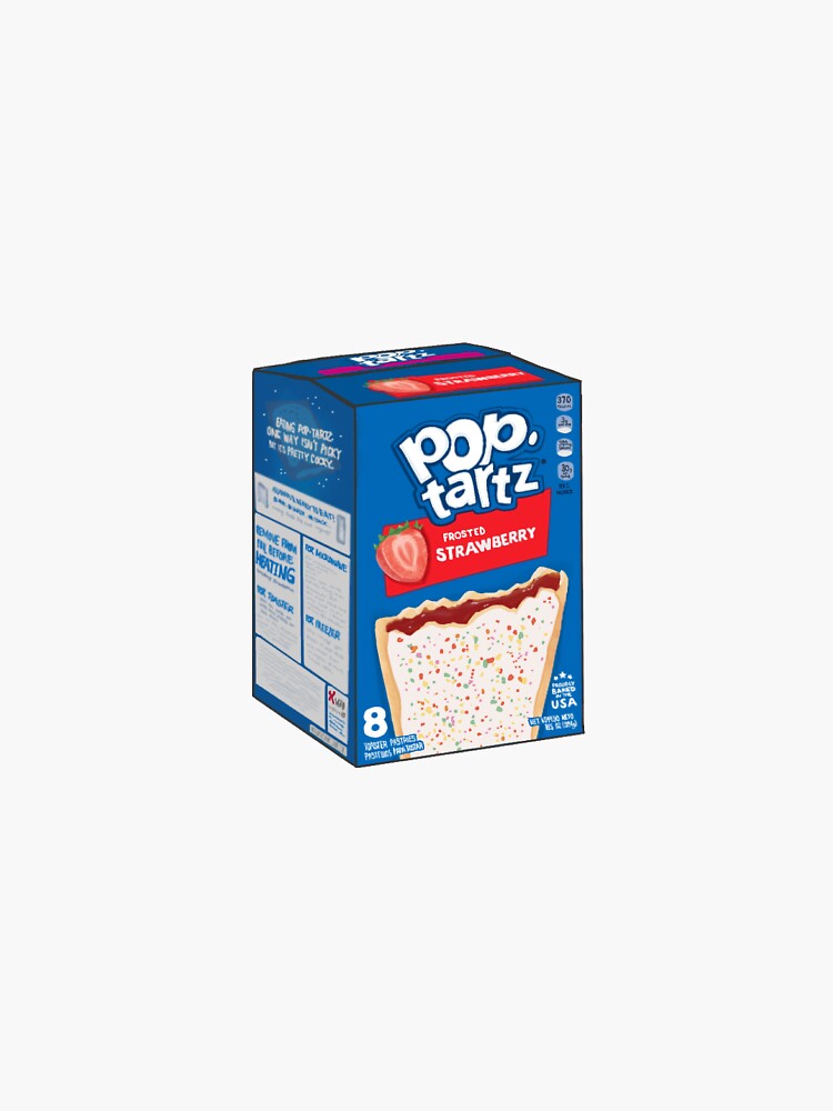 "Pop-Tartz Frosted Strawberry" Sticker for Sale by TheGroceryStore ...