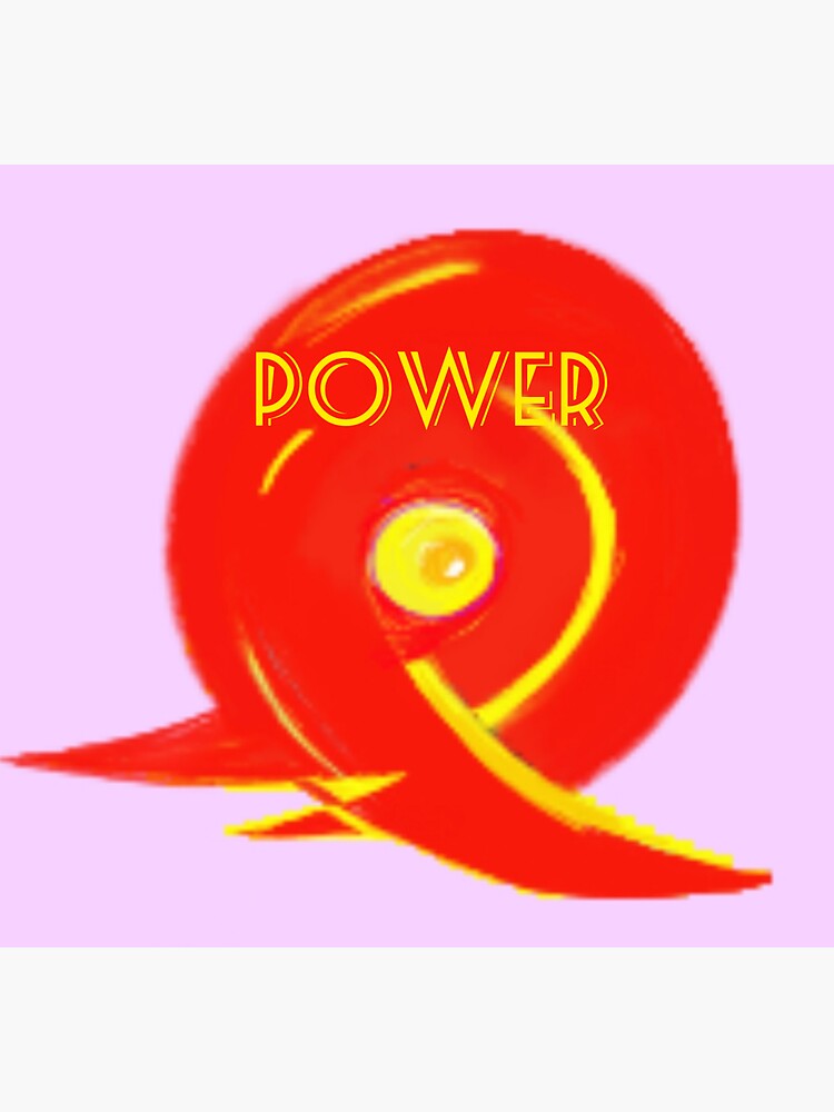 "Power logo" Sticker for Sale by lsdesign2002 | Redbubble