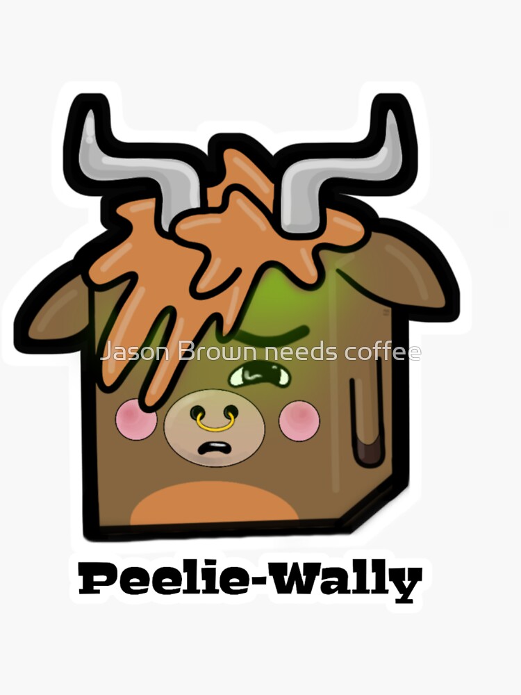 "Peelie-wally " Sticker for Sale by brownpulp123 | Redbubble