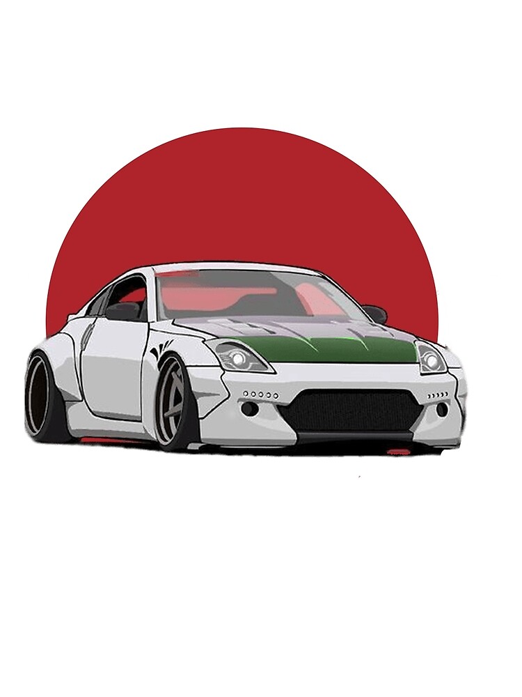 "Cartoon JDM Car Nismo 350z " Art Print for Sale by Recep Karabay ...