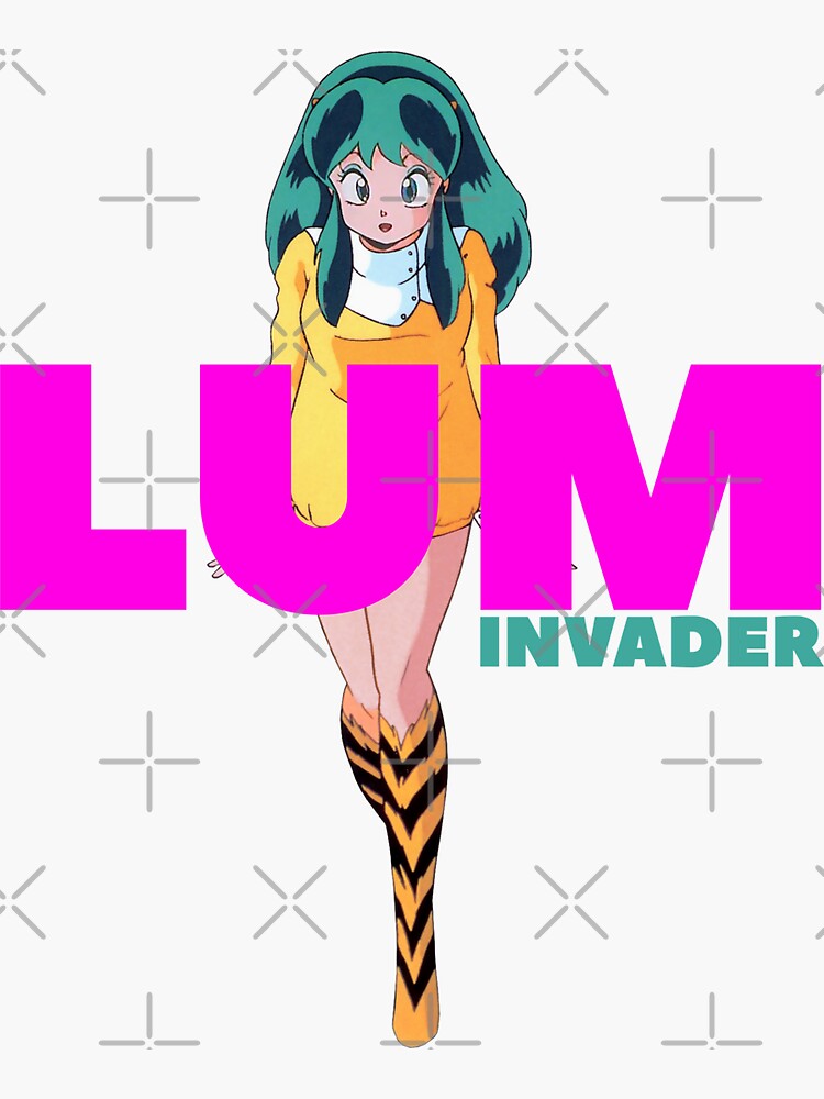 "Lum Invader | Urusei Yatsura | Retro Anime Aesthetic" Sticker for Sale ...