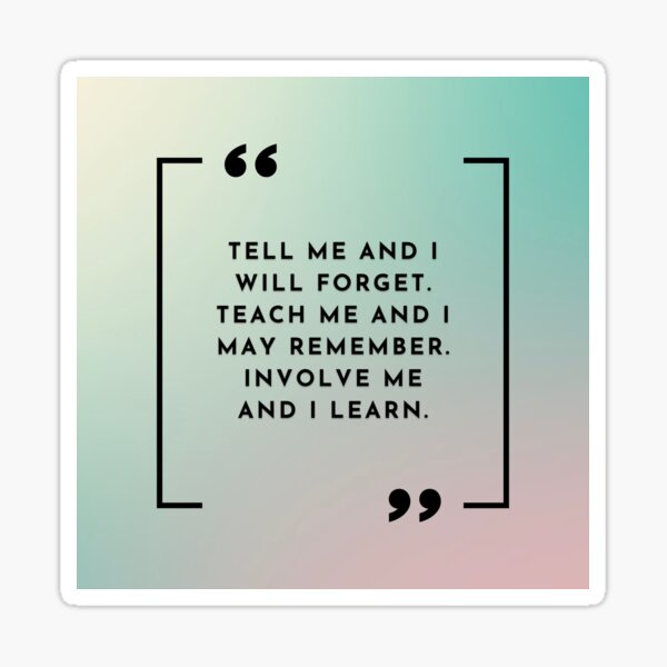 "Educational Quote Teacher Sticker Tote Bag" Sticker for Sale by Diazzi ...