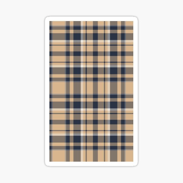 "Check Plaid" Sticker for Sale by maahdcase | Redbubble