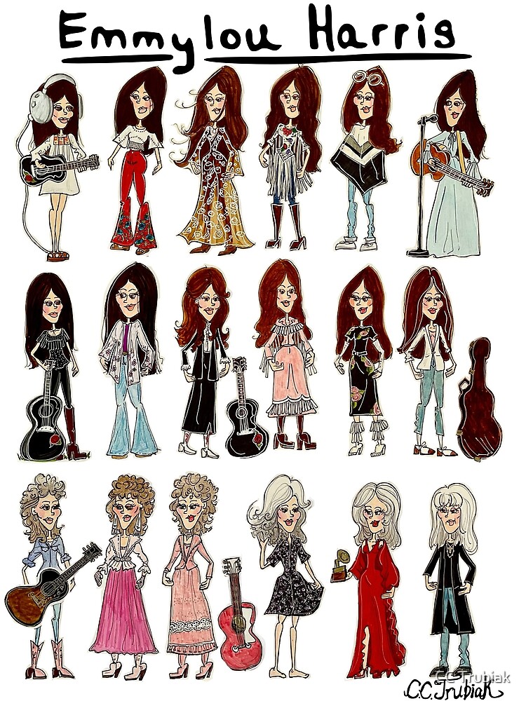 "CC Trubiak's Emmylou Harris Collage" Poster for Sale by cctrubiak | Redbubble