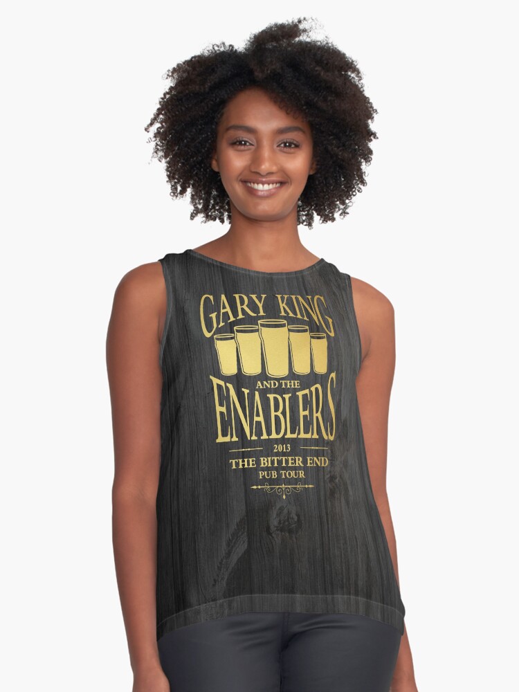 "Gary King and the Enablers" Sticker for Sale by byway | Redbubble