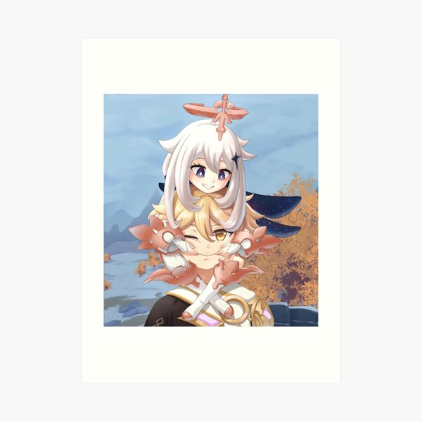 "Genshin Impact Paimon - Cute Paimon Portrait from Genshin Impact" Art ...