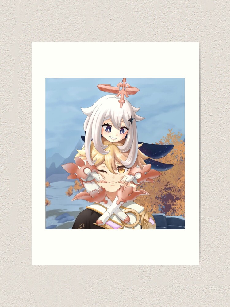 "Genshin Impact Paimon - Cute Paimon Portrait from Genshin Impact" Art ...