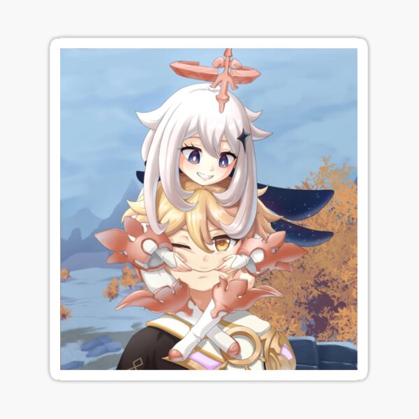 Sticker « Genshin Impact Paimon - Portrait mignon de Paimon de Genshin ...