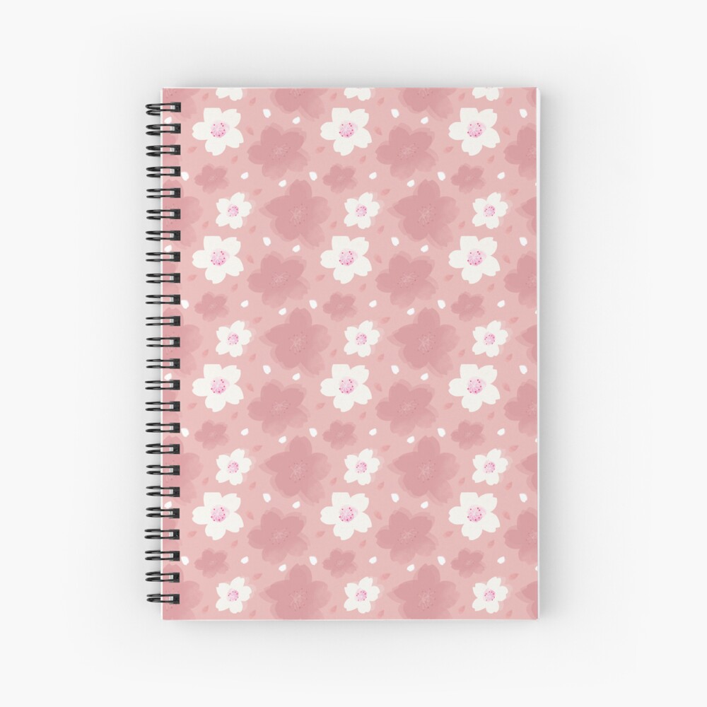 "Cherry blossom day_02" Spiral Notebook for Sale by sharonstudio ...