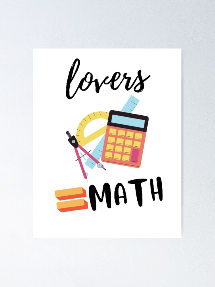 "Math lovers" Poster for Sale by reyadrrj | Redbubble