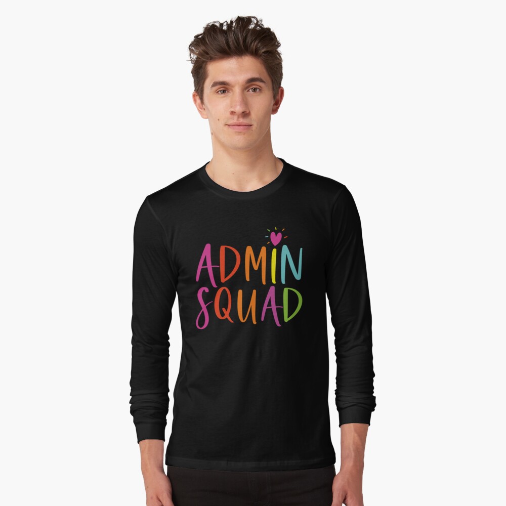 "Administrator Squad Colorful: Funny Office Administrator Gift" Sticker ...
