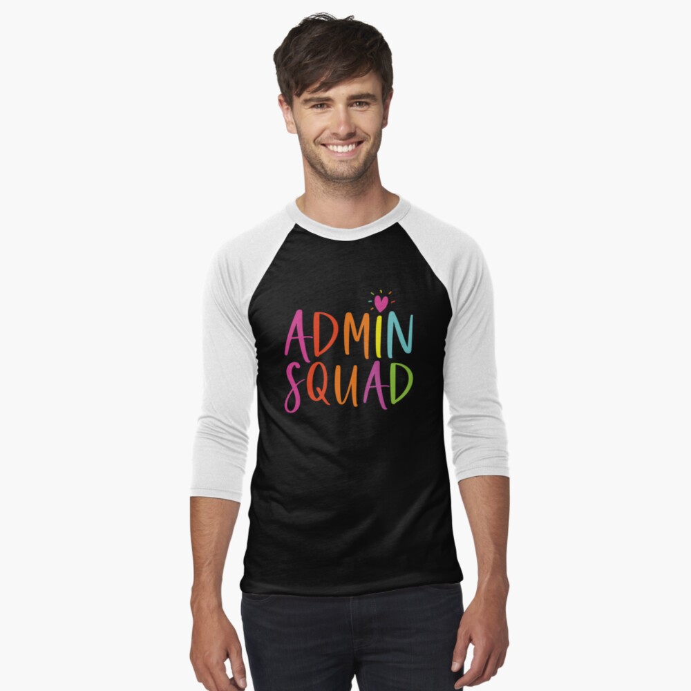 "Administrator Squad Colorful: Funny Office Administrator Gift" Sticker ...