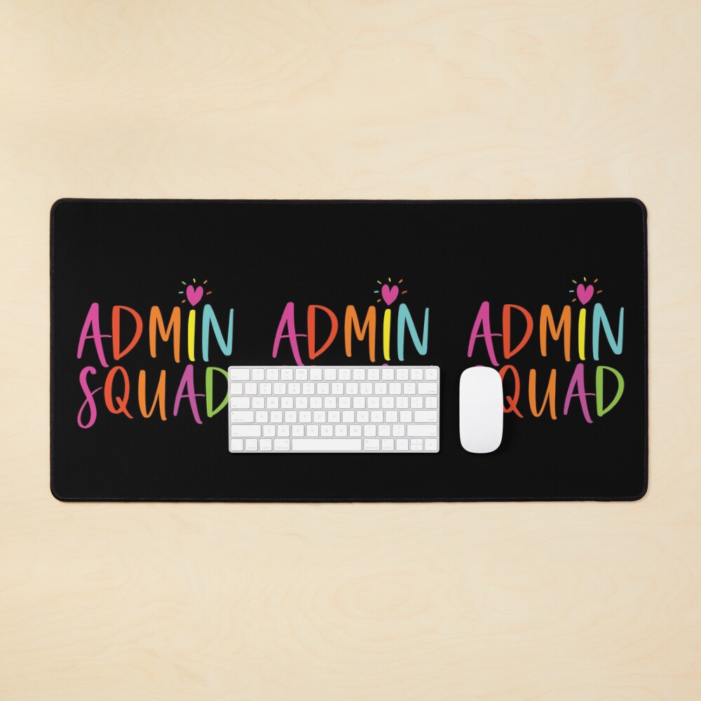 "Administrator Squad Colorful: Funny Office Administrator Gift" Sticker ...