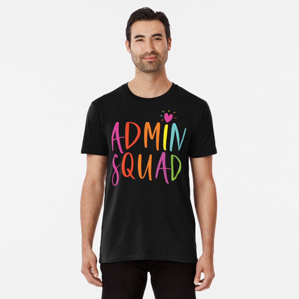 "Administrator Squad Colorful: Funny Office Administrator Gift" Sticker ...