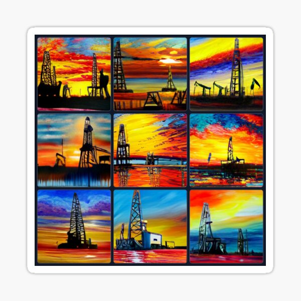 "Petroleum Pack" Sticker for Sale by CinderPress | Redbubble