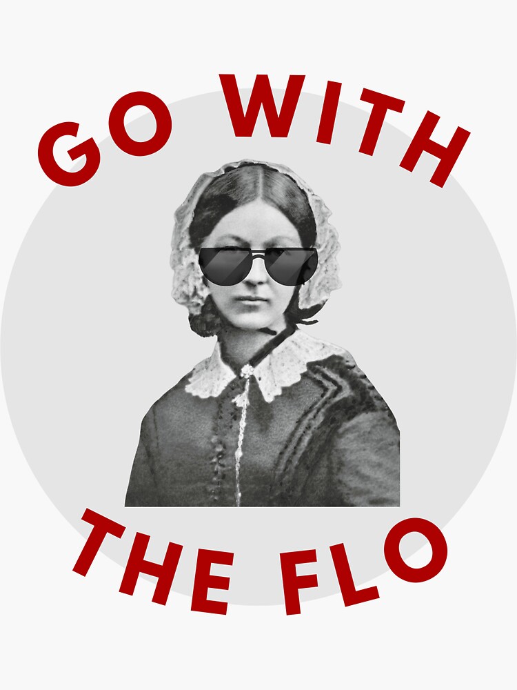 "Go With The Flo" Sticker for Sale by RSF08 | Redbubble