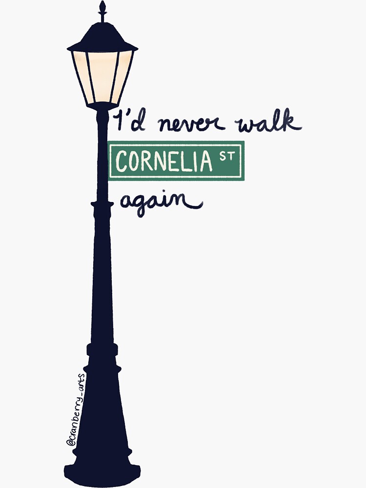 "Taylor Swift - Cornelia Street " Sticker for Sale by MissCranberry ...