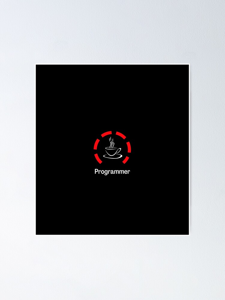 Póster «Meme de la vida de un programador, encendido del café» de ...