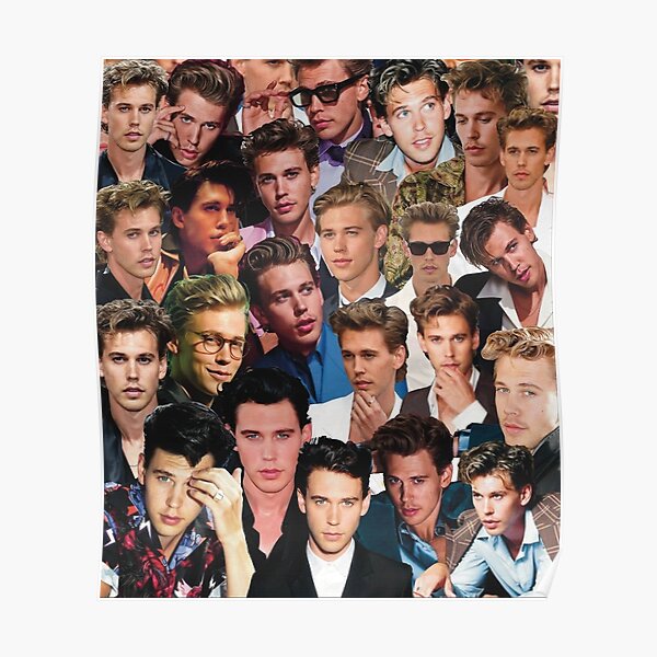 "Austin Butler Photo Collage" Poster for Sale by etsymerch | Redbubble