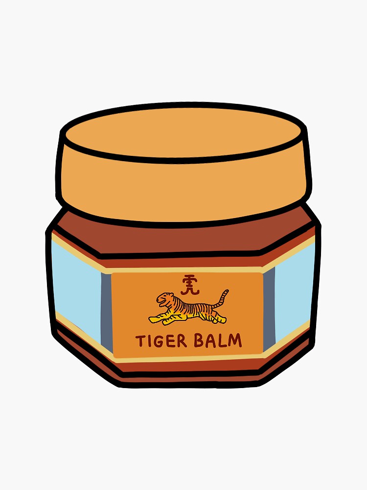 "Tiger Balm" Sticker for Sale by juliefeng | Redbubble