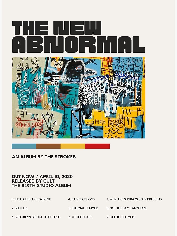 "The New Abnormal Album - The Strokes" Sticker for Sale by asbahm ...