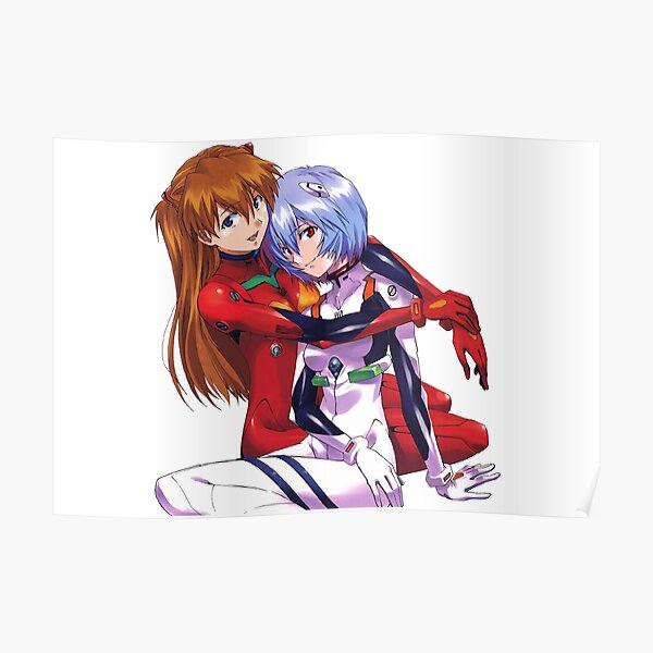 Asuka And Rei Poster For Sale By Millabel Redbubble