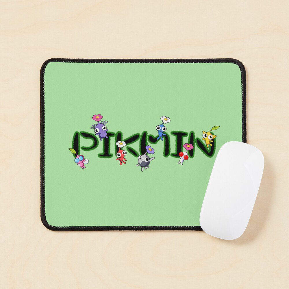 "Pikmin Family Fun (on Green)" Sticker for Sale by epinkb | Redbubble