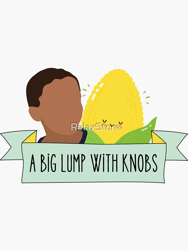 "its corn" Sticker for Sale by RelaxStore | Redbubble