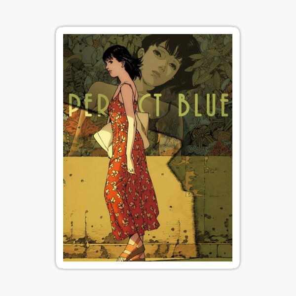 "Perfect Blue Anime Poster" Sticker for Sale by sophiasteib | Redbubble