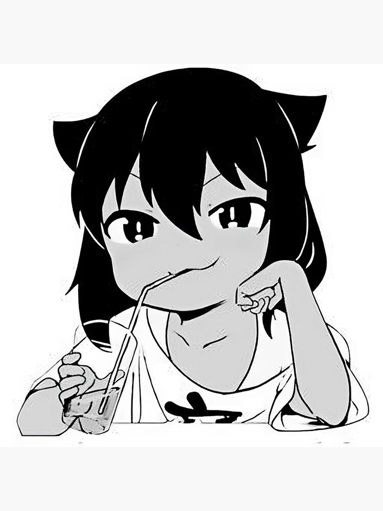 "Smug Anime Girl " Sticker for Sale by Rexona- | Redbubble