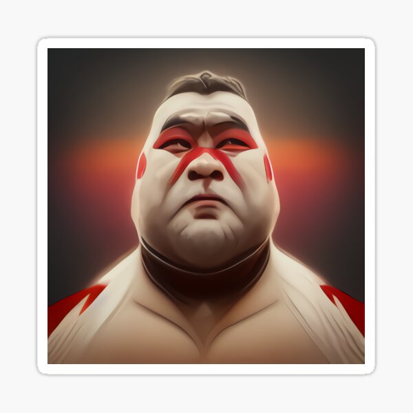"sumo wrestler" Sticker for Sale by vlknsn | Redbubble