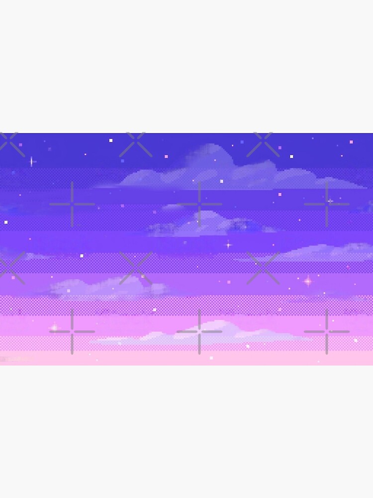 "Pixel Sky" Poster for Sale by ChoppDesign | Redbubble