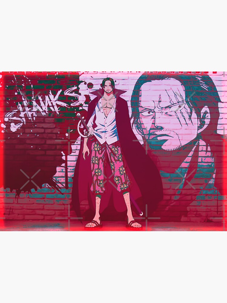 "Shanks - one piece" Sticker for Sale by MohamedATouil | Redbubble