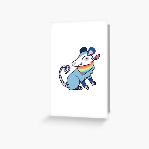"Rainbow Pride Possum!" Greeting Card for Sale by possum-pals | Redbubble