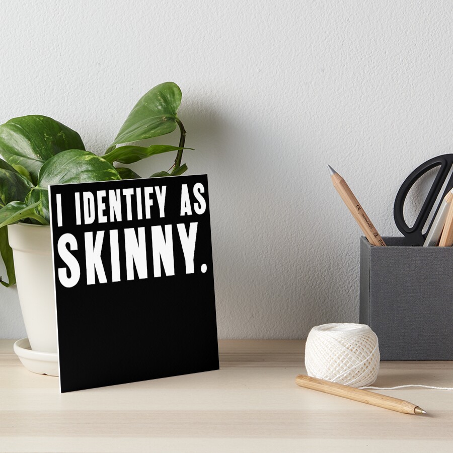 "Nikocado Avocado Merch I Identify As Skinny" Art Board Print for Sale ...