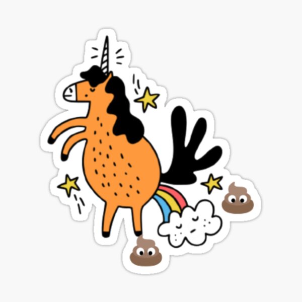 "pooping animals" Sticker for Sale by zahir97 | Redbubble