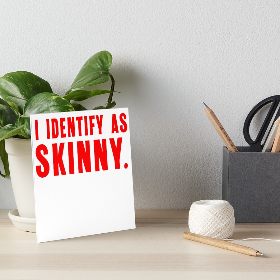 "Nikocado Avocado Merch I Identify As Skinny" Art Board Print for Sale ...