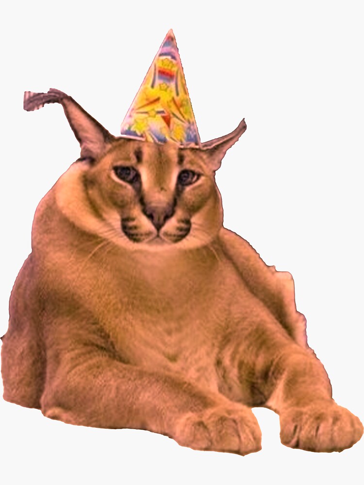 Pegatina «gran floppa cumpleaños» de arianestar | Redbubble