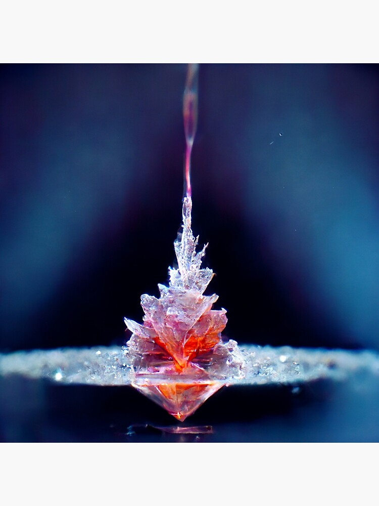 "Frozen heart, frozen fire" Poster for Sale by unmappedenergy | Redbubble