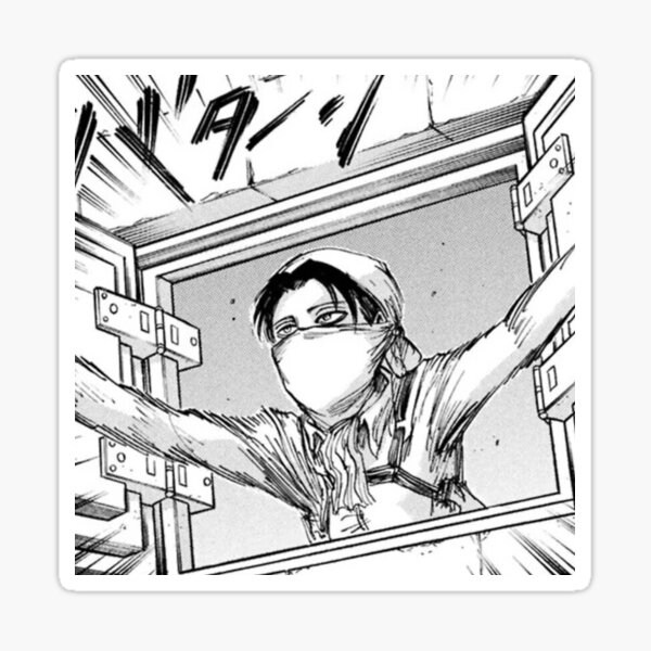 "levi ackerman" Sticker for Sale by thegoldenpage | Redbubble