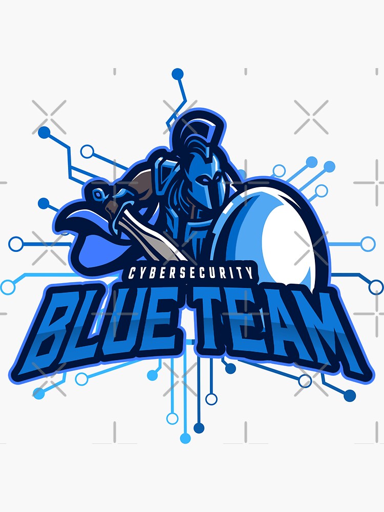 "Cybersecurity Spartan Circuits Blue Team" Sticker for Sale by Fsestyle ...