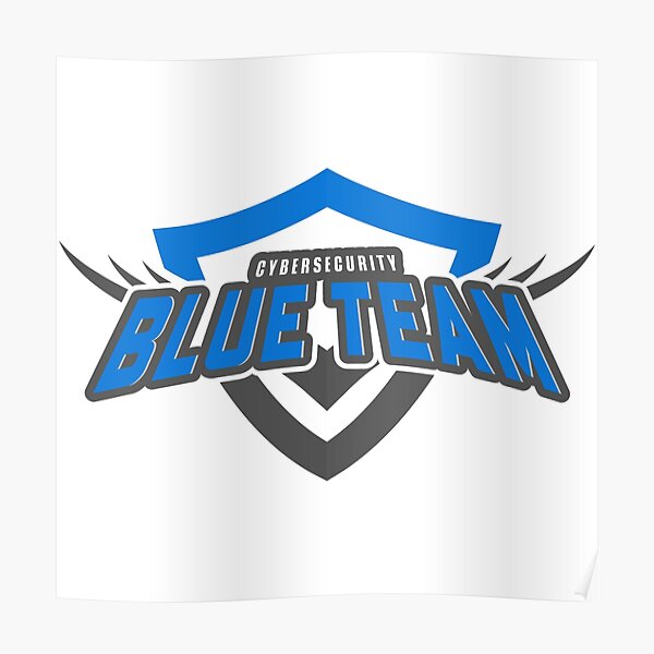 "Cybersecurity Shield Blue Team" Poster for Sale by Fsestyle | Redbubble