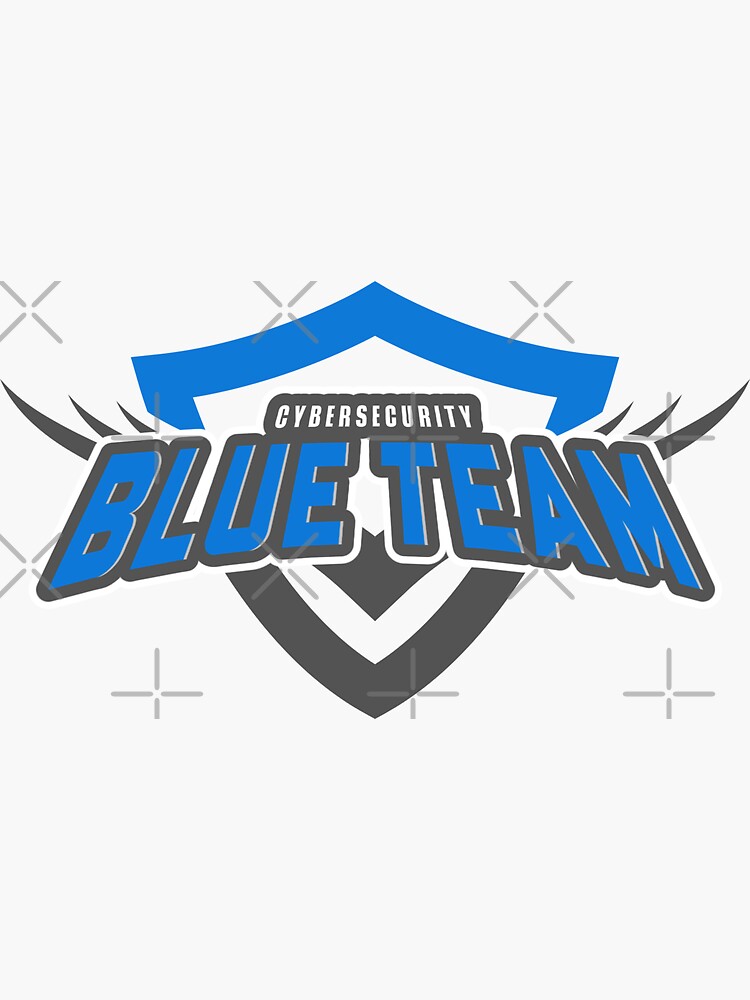 "Cybersecurity Shield Blue Team" Sticker for Sale by Fsestyle | Redbubble