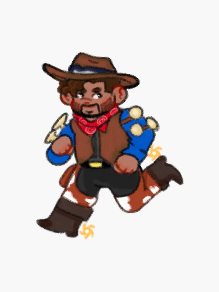 "Yeehaw Mirage" Sticker for Sale by bumburger | Redbubble